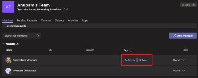 Using Tags in Microsoft Teams - Cloud Decoded