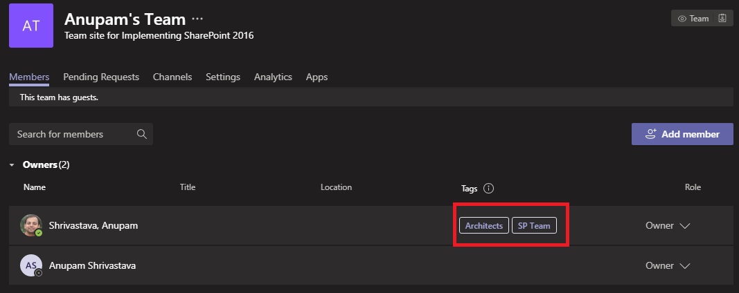 Using Tags in Microsoft Teams - Cloud Decoded